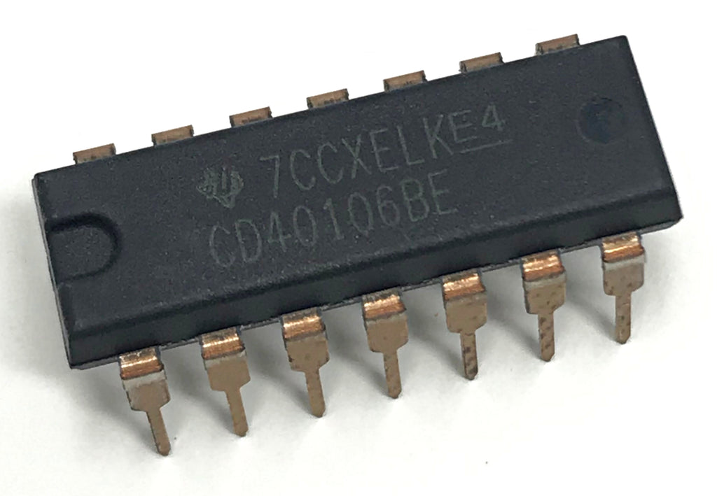 CD40106BE CMOS Hex Schmitt-Trigger Inverters IC — Juried Engineering