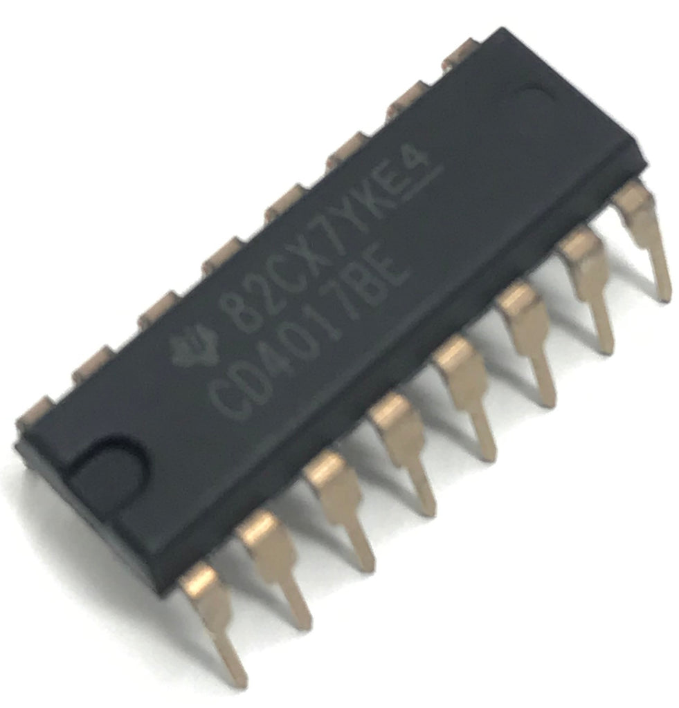 CD4017BE CD4017 CMOS Decade Counter with 10 Decoded Outputs — Juried ...
